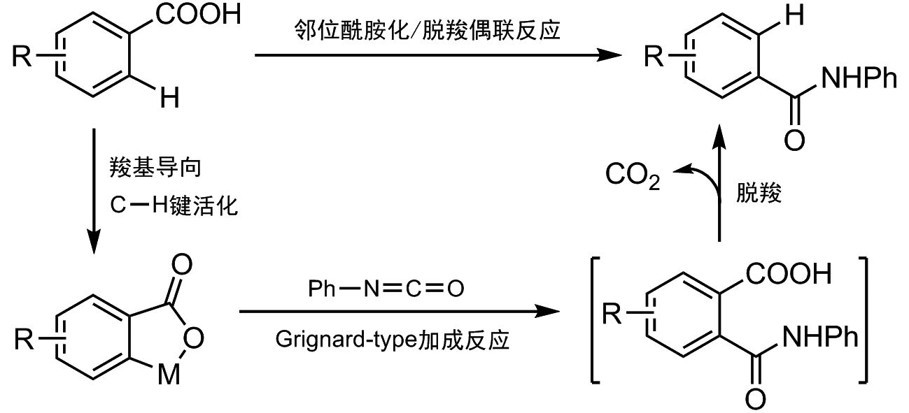 羧基导向c―h官能团化脱羧偶联反应研究进展 6986